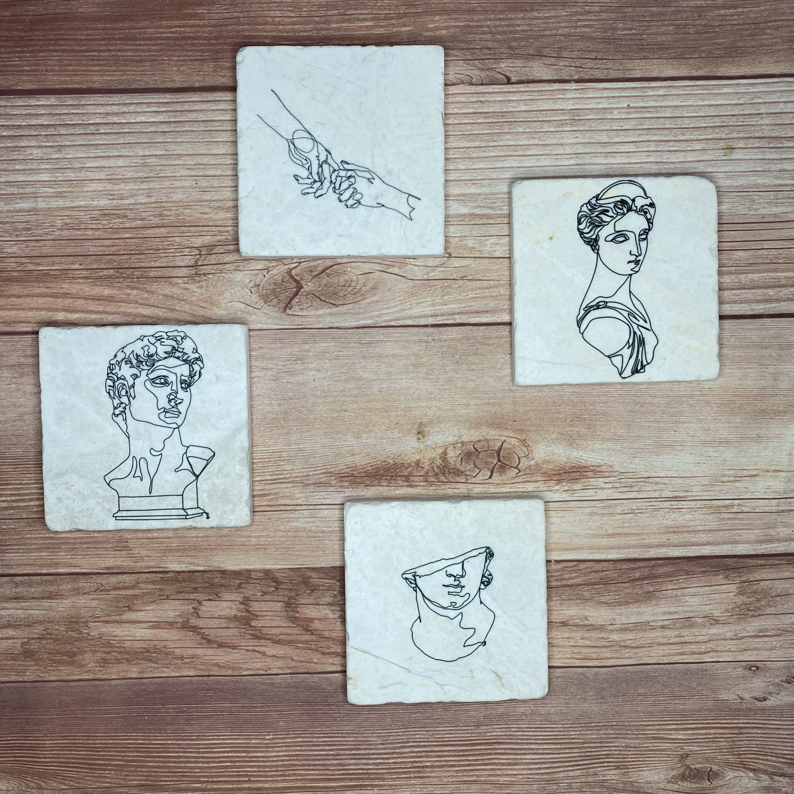 Thin Dark Lines Coasterize | Coasterize